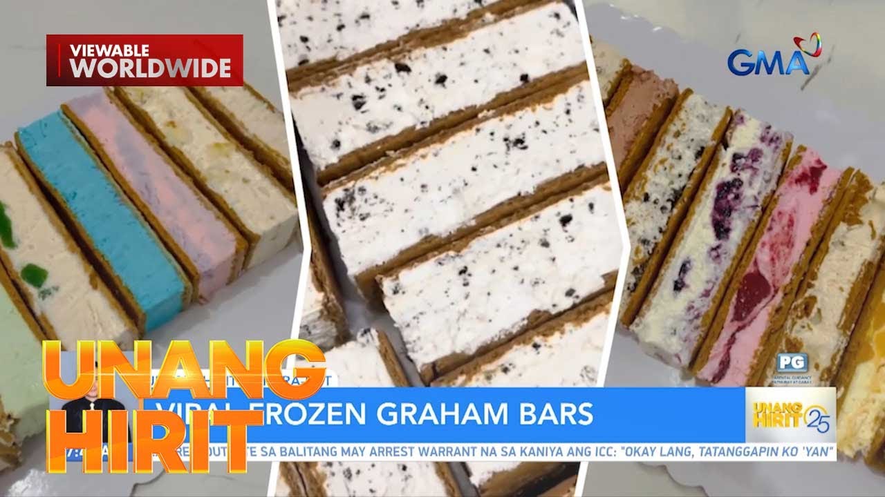 Viral Frozen Graham Bars! | Unang Hirit - YouTube