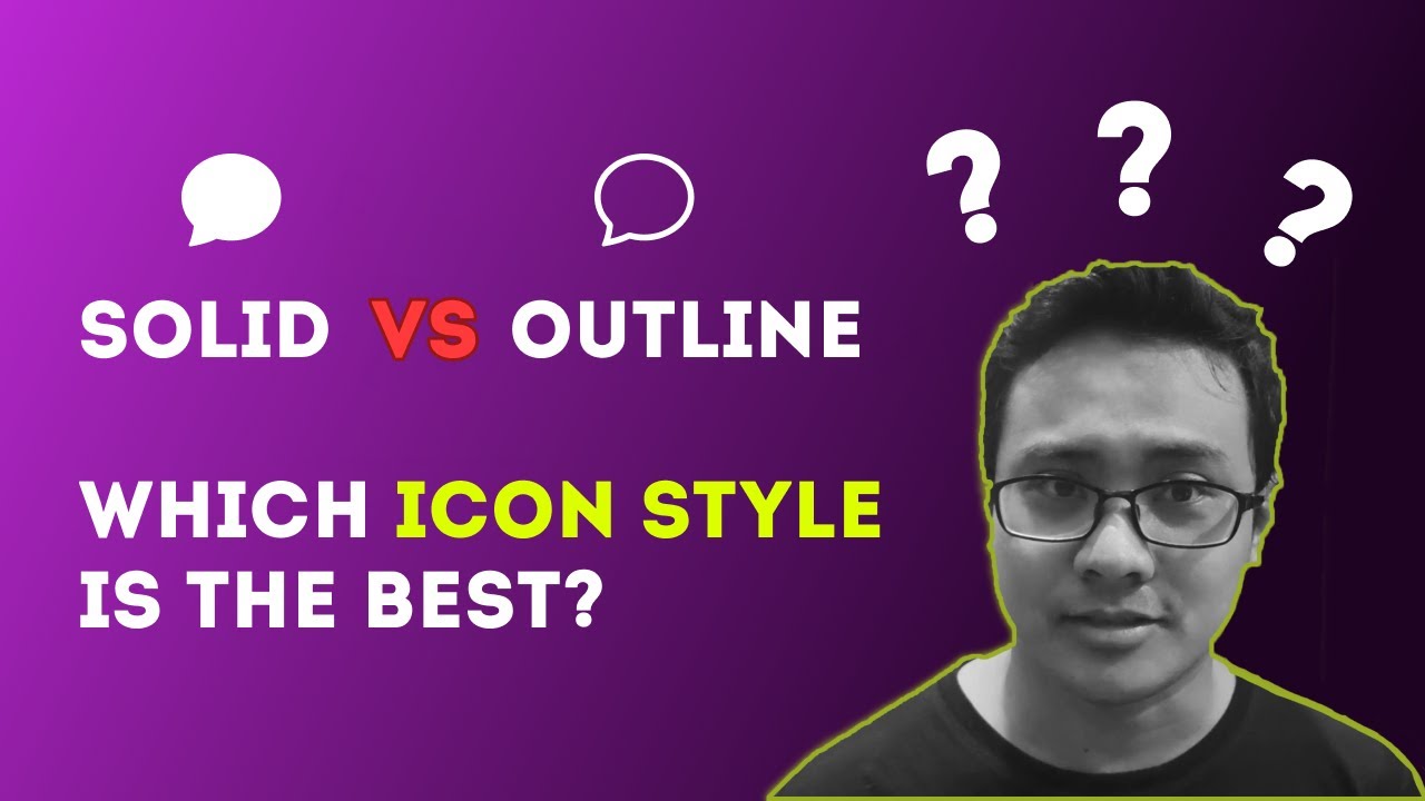 Solid VS Outline Icons Style - Which icon style best for UI UX Design ...