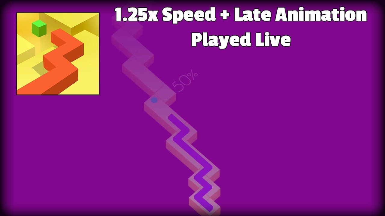 Dancing Line - The Halloween Puzzle (1.25x speed + Late Animation) - YouTube