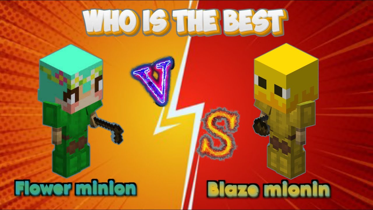 || Flower minion vs Blaze minion || How to earn money faster tips and ...
