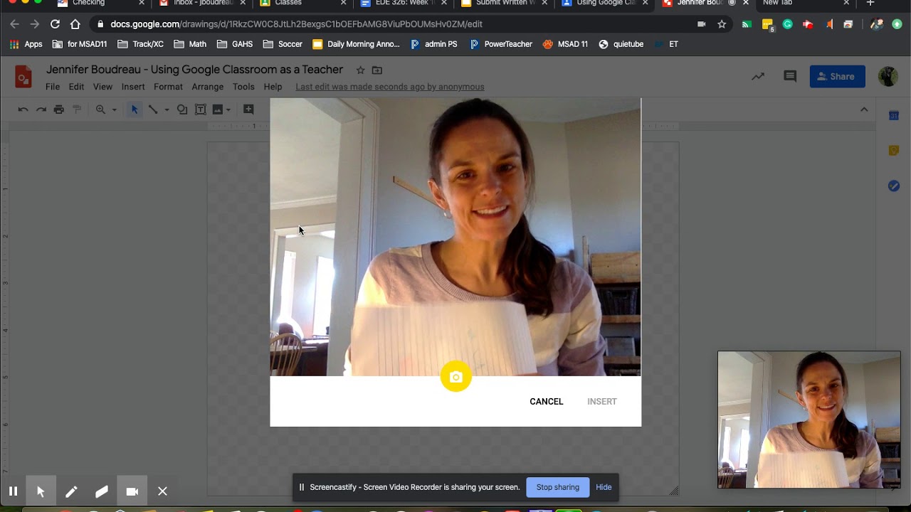 How To Submit Handwritten Work in Google Classroom: Mar 21, 2020 - YouTube