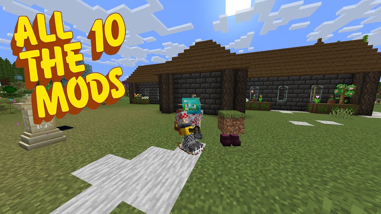 All The Mods 10 Episode 1: Building a base and Integrated Dynamics ...