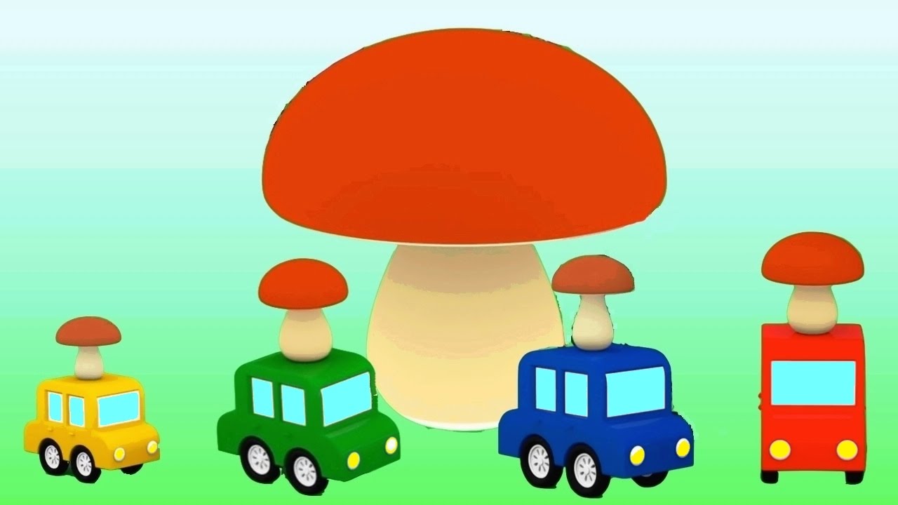 MUSHROOM CARS! Cartoons for Children - Videos for Kids - Kids Cars ...