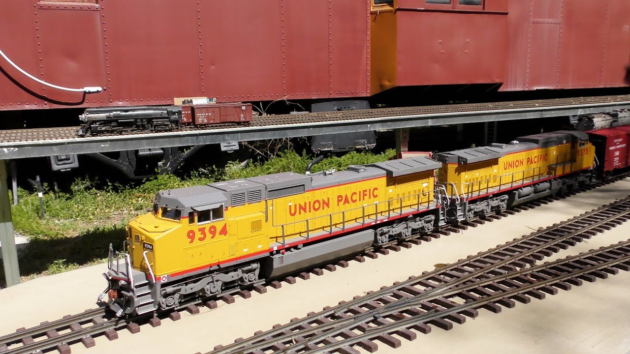 Union Pacific 1/32 Scale 50ft. Commercial Model Train at Live Steamers ...