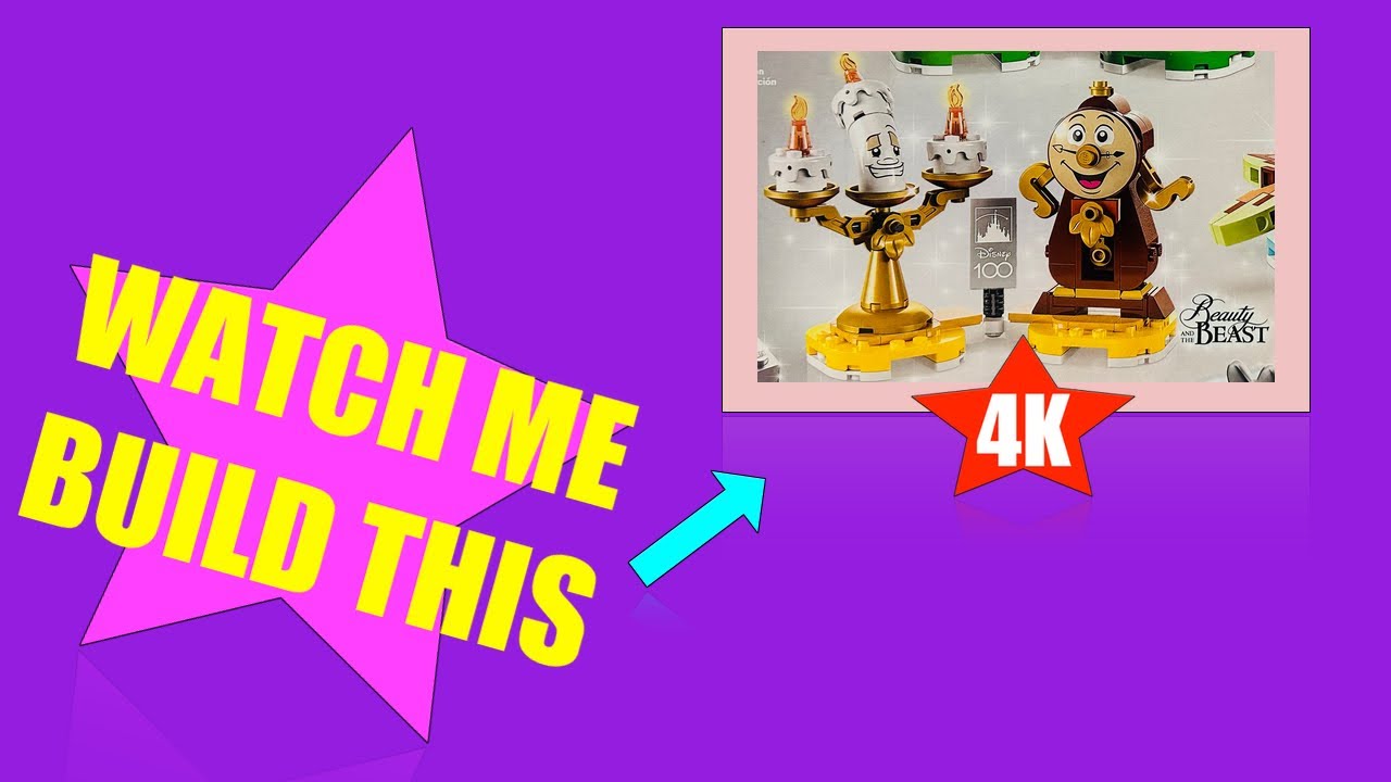 LEGO Disney Duos from Beauty and the Beast Lumière and Cogsworth - YouTube