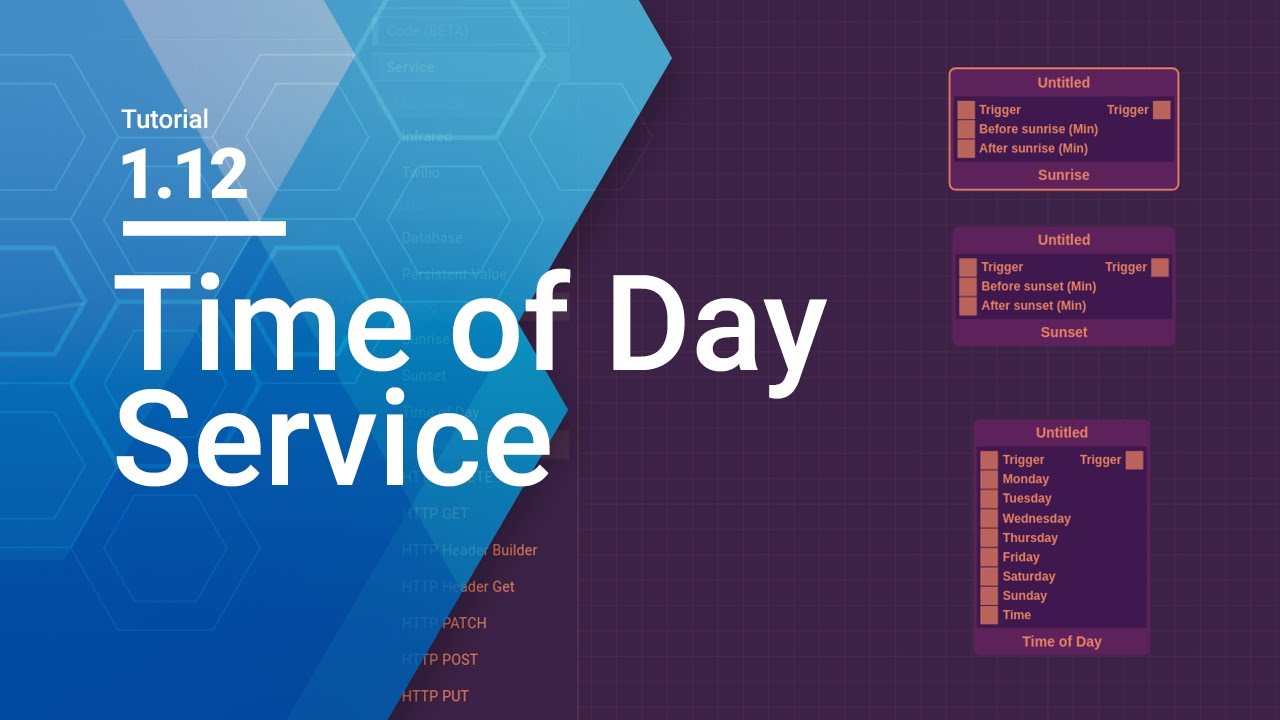 Tutorial 1.12 - Time of Day Service - YouTube
