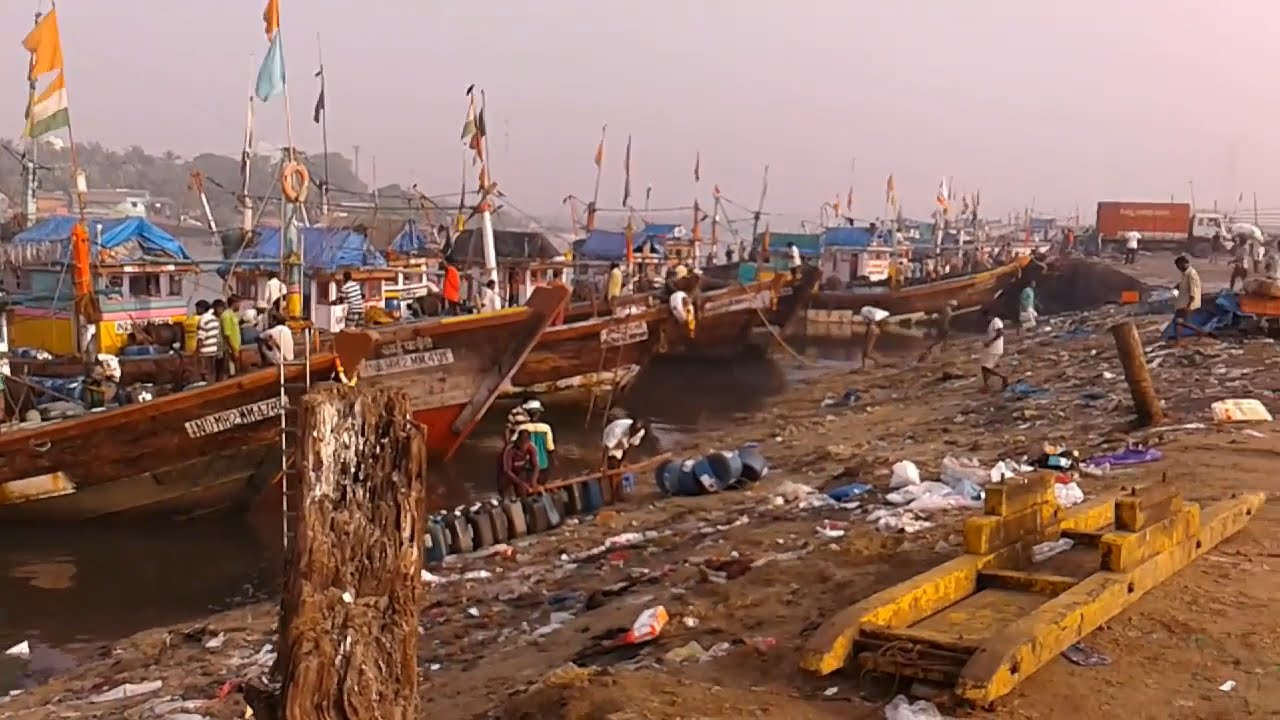 VLOG 1 AT VERSOVA FISH DOCK (FAMOUS FOR FISH IN MUMBAI ) - YouTube