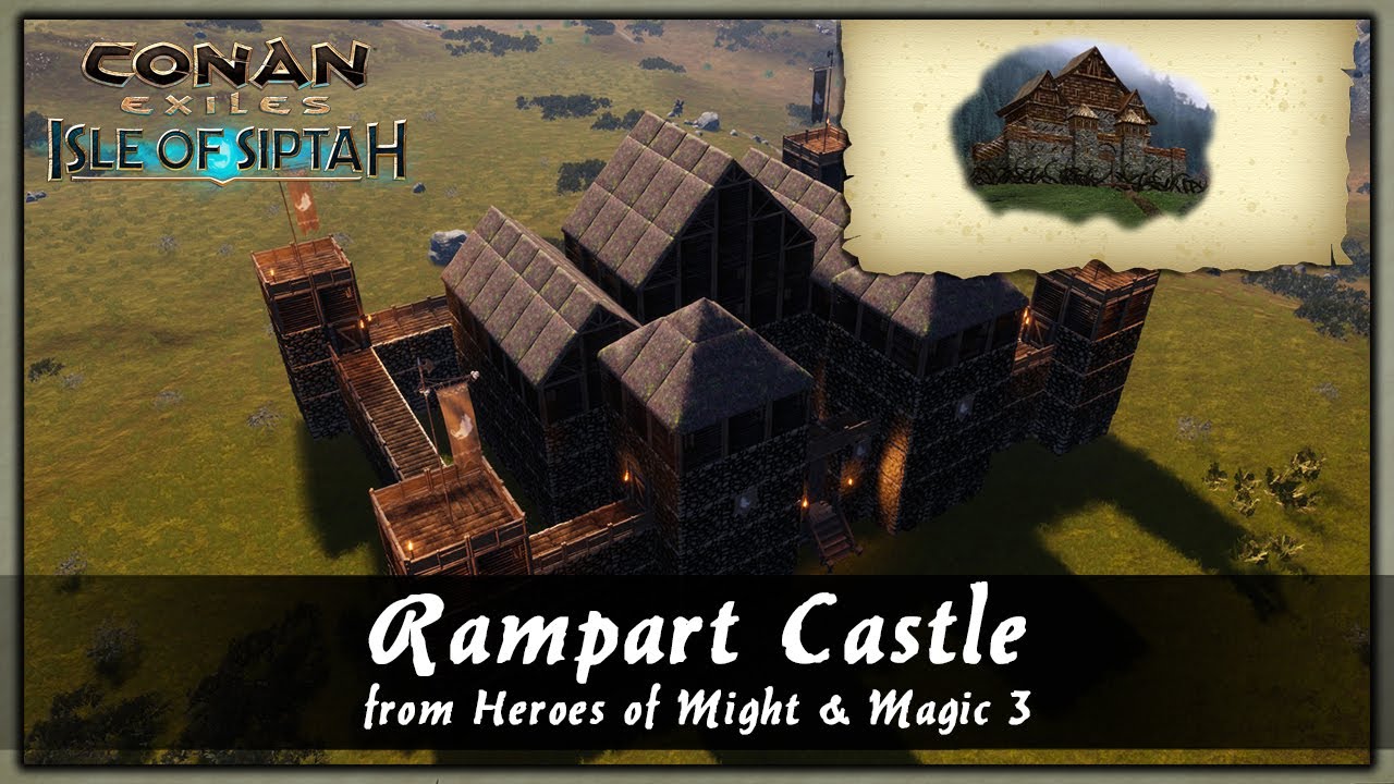 HOW TO BUILD A RAMPART CASTLE FROM HEROES OF MIGHT & MAGIC 3 [SPEED ...