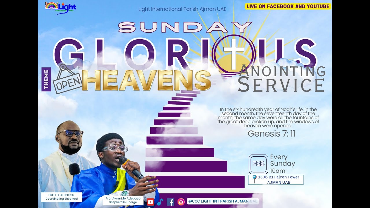 SUNDAY GLORIOUS SERVICE - YouTube