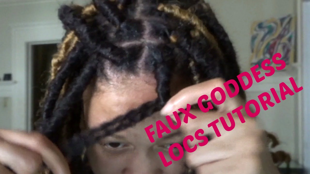 Goddess Faux Locs Tutorial | Euniycemari - YouTube
