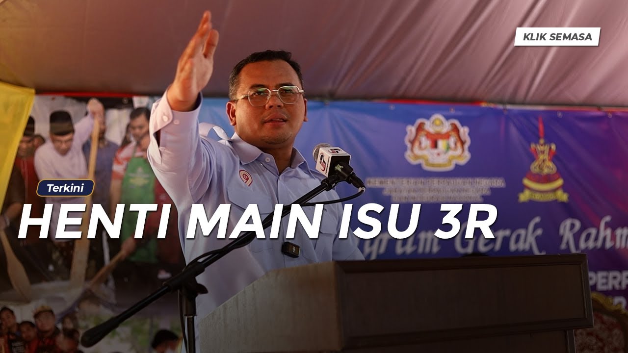 Jangan jadikan 3R modal politik, punca keharmonian rosak - YouTube