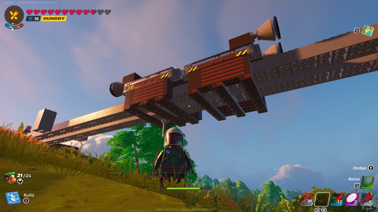 Lego Fortnite - Working rail / tram in survival. Has not broke or ...
