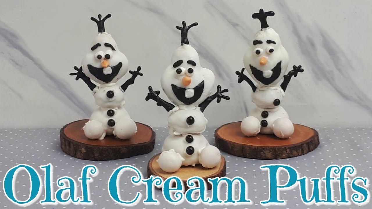 Resep: Sus Karakter Olaf | Olaf Inspired Cream Puffs | Frozen 2 - YouTube