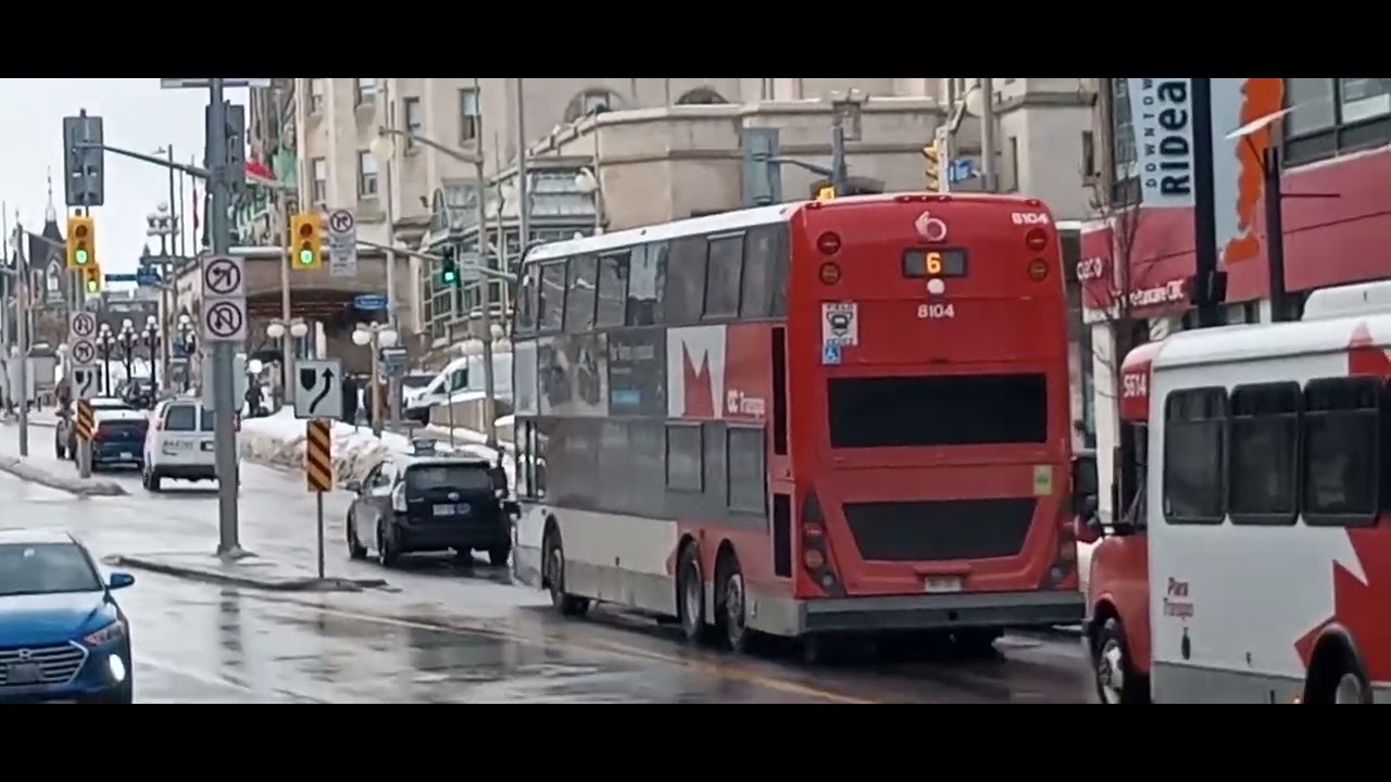 OC Transpo bus #8104, a 2015 Alexander Dennis Enviro 500 DD bus on ...