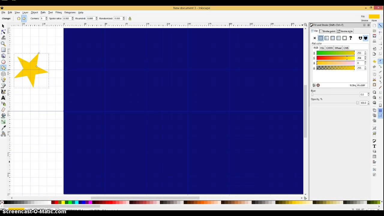 inkscape eu flag - YouTube