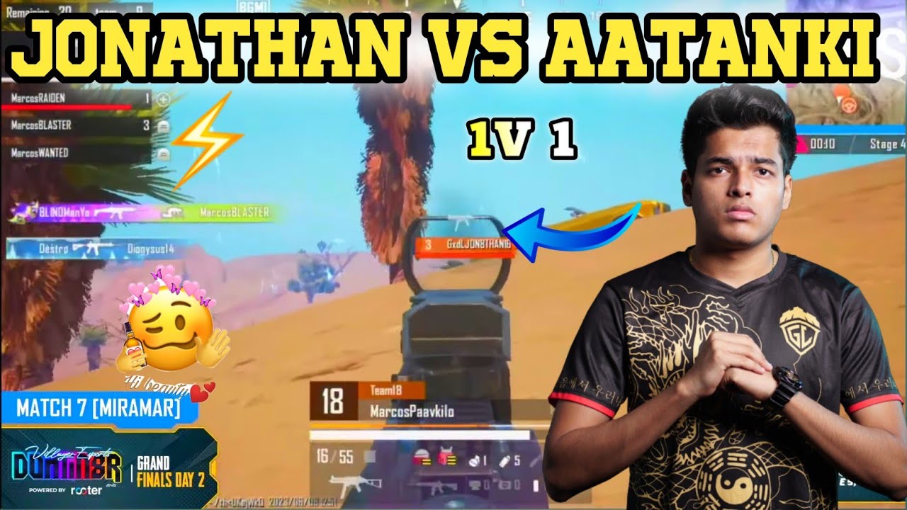 jonathan vs aatanki 1v1@JONATHANGAMINGYT #godlike #soulvsgodlikefight # ...