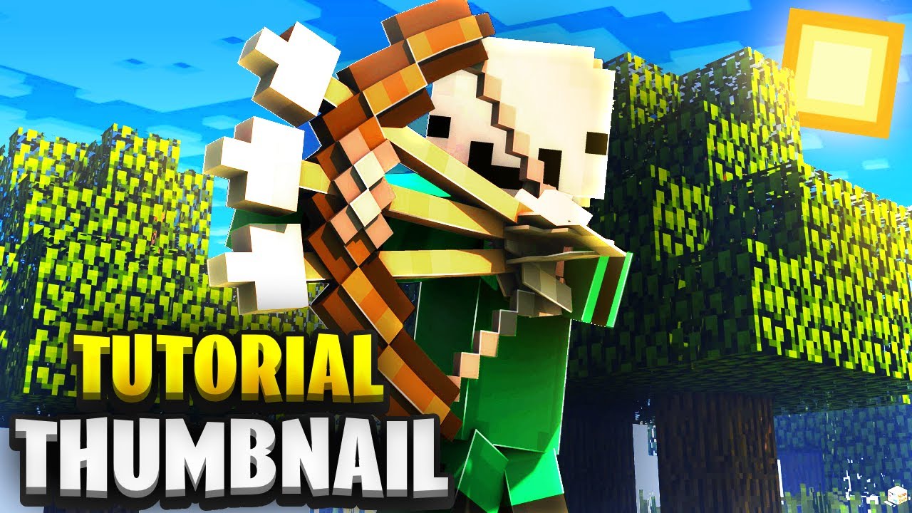 How To Make Minecraft Thumbnails That Go Viral - YouTube