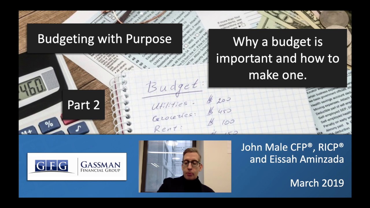 Budgeting with Purpose: Part 2 - YouTube