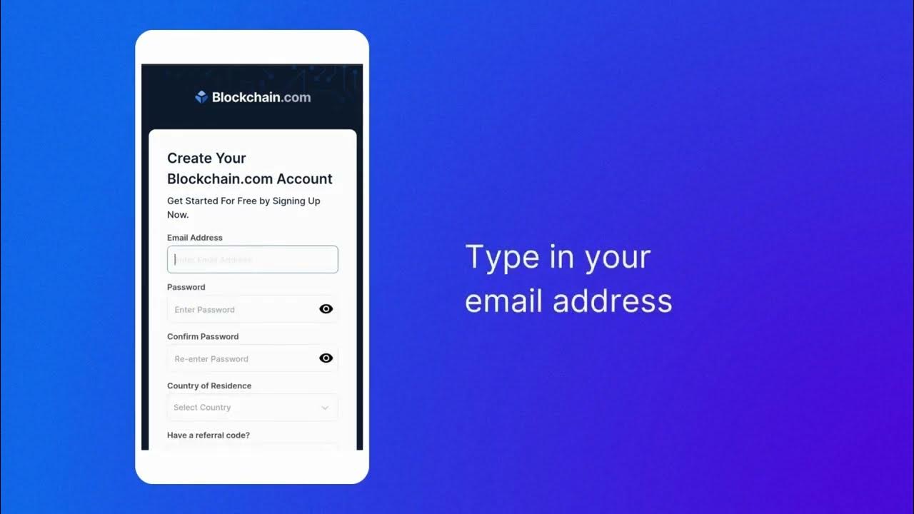 How to Sign up for a Blockchain.com Wallet - YouTube