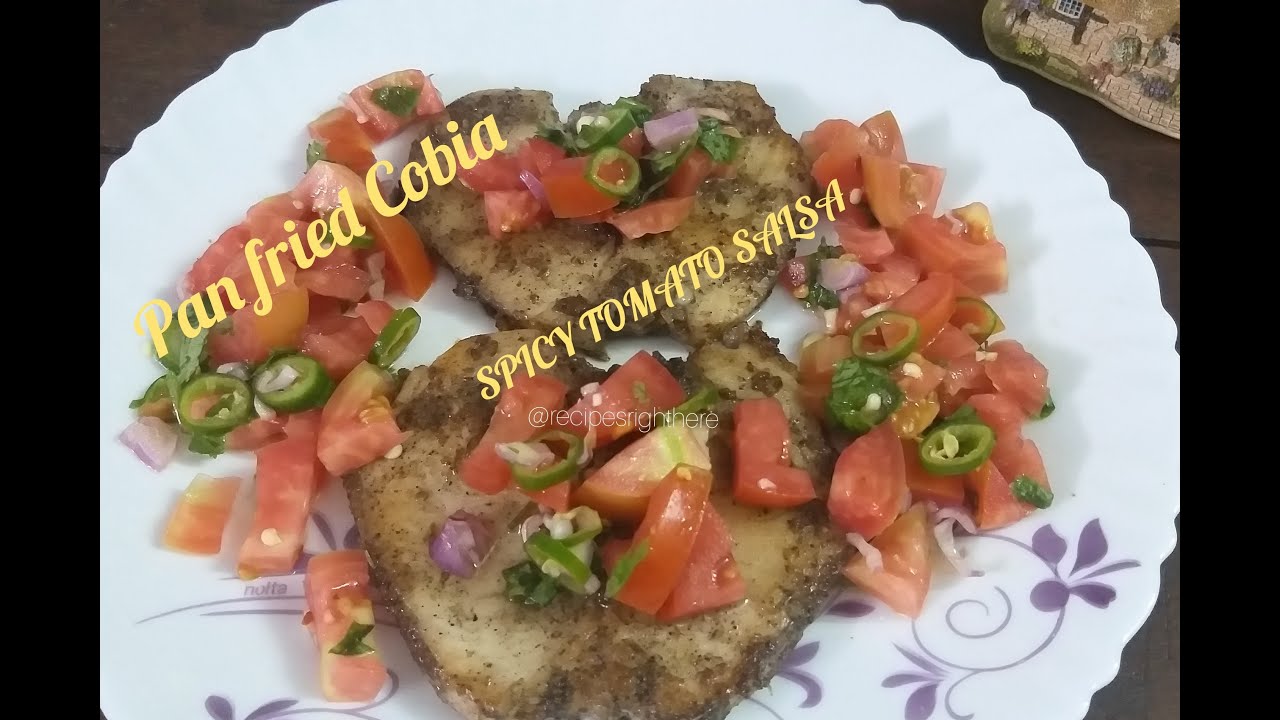Pan fried Cobia with a Spicy Tomato Salsa #shorts #fish #cobia # ...