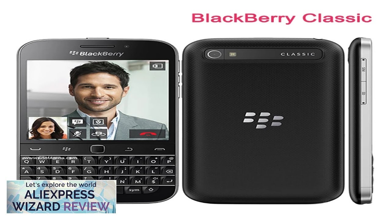 Original BlackBerry Q20 Classic 4G LTE Mobile Cell Phone 8MP WIFI 16G ...