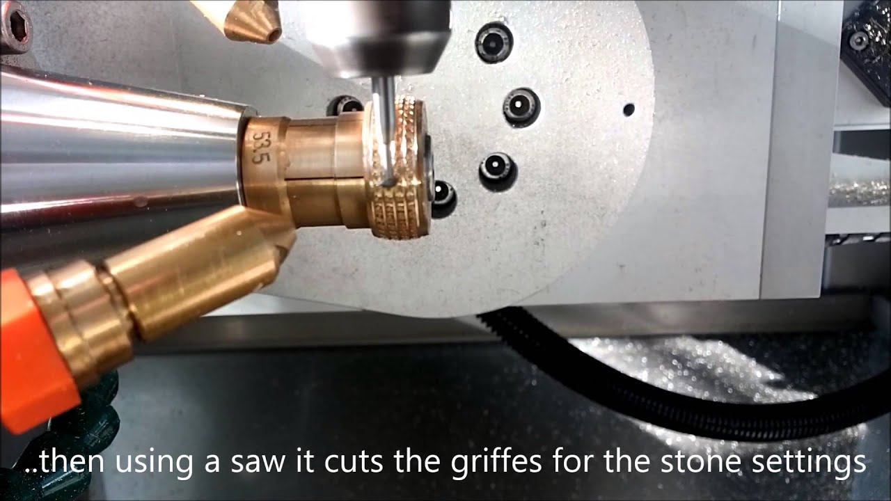 180 stones full pavè made by Faro CNC - YouTube