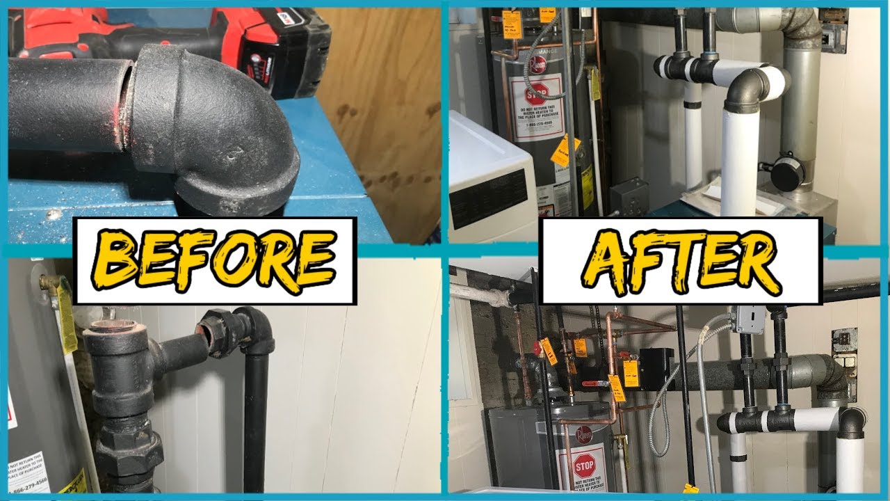 Steam Boiler Pipe Repair - YouTube