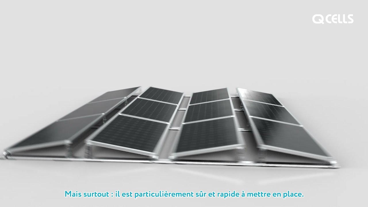 Q CELLS - Q.FLAT-G6 Installation Video (EN - French Subtitle) - YouTube