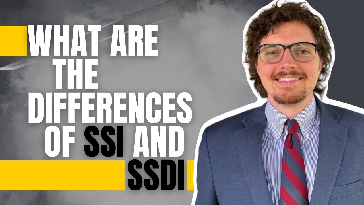 Differences Between SSI and SSDI #dallas #texas - YouTube