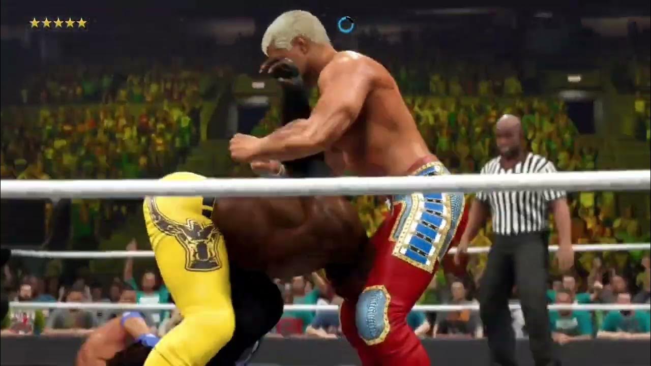 WWE 2k23 : fatal 4 way match up, winner faces Seth Rollins at WrestleMania - YouTube