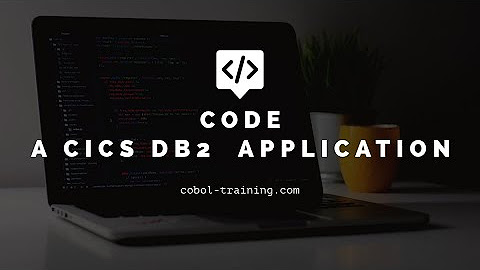 A CICS / DB2 CRUD Project - YouTube