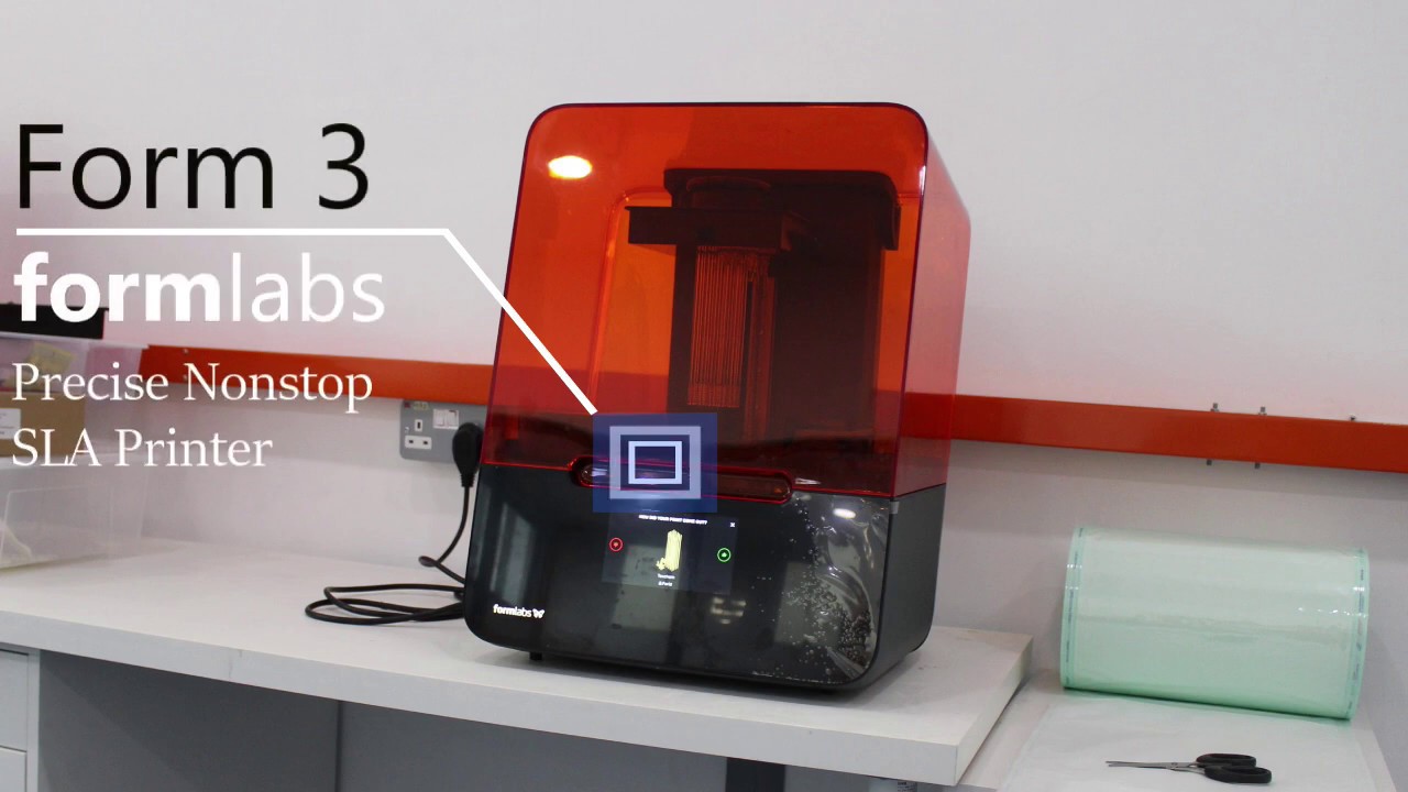 SLA 3D Printing with Form 3 machine | 3D GENS TV - YouTube