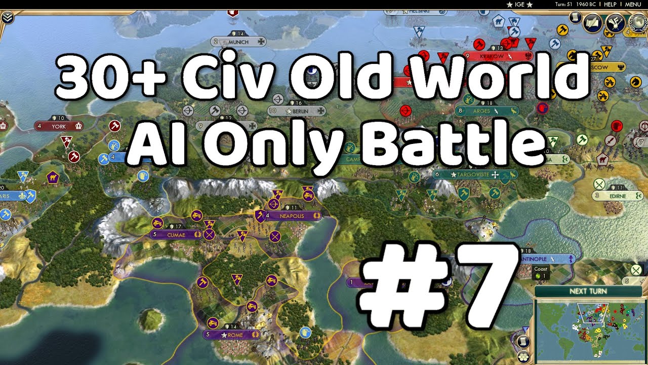 Siam Starts A Chain Reaction - Civ 5 30+ Civ Old World Battle #7 - YouTube