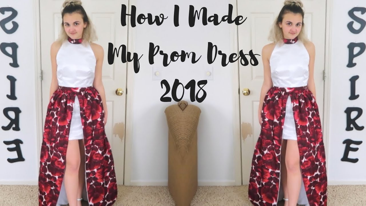 How I Made My Prom Dress 2018! - YouTube