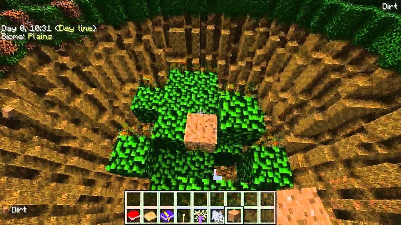 Minecraft - Enchanted Sacred Tree - YouTube