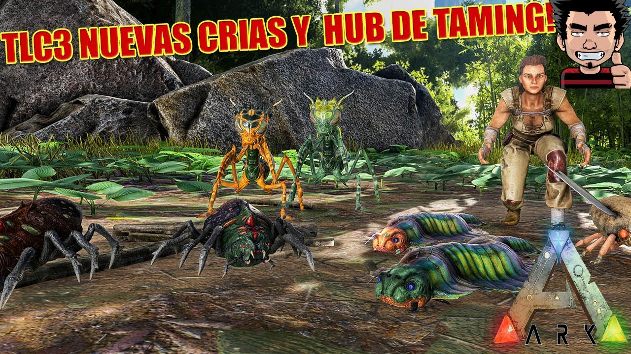 TLC 3 ARK! NUEVO MENU DE TAMEO! NUEVAS CRIAS Y BABY WYVERNS!! ARK ...