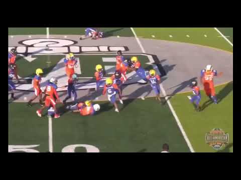 Youth Football Hitsville All American Game Big Hit- Julian Taylor JuJu ...