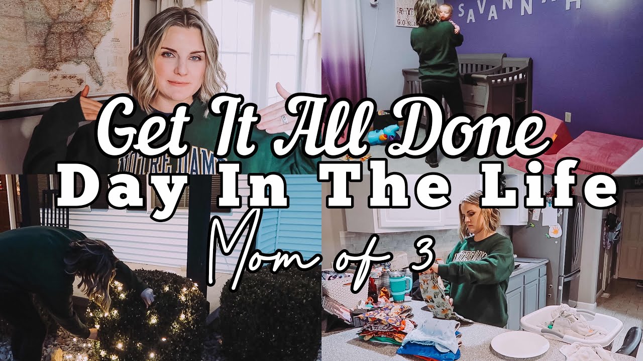 MOM OF 3 DAY IN THE LIFE | GET IT ALL DONE | LAUNDRY MOTIVATION | STAY ...