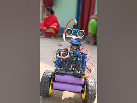 How to make A DIY Arduino Obstacle Avoiding Car At home #robot #car ...