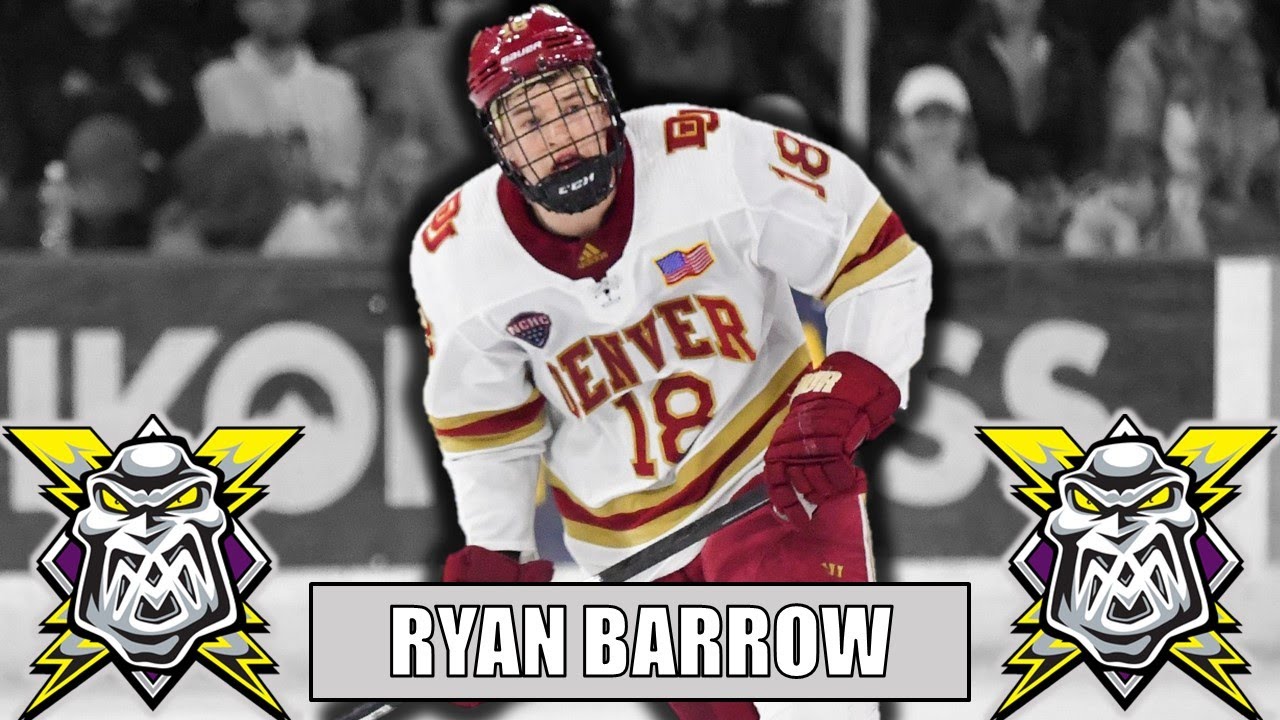 Manchester Storm Sign Ryan Barrow - YouTube