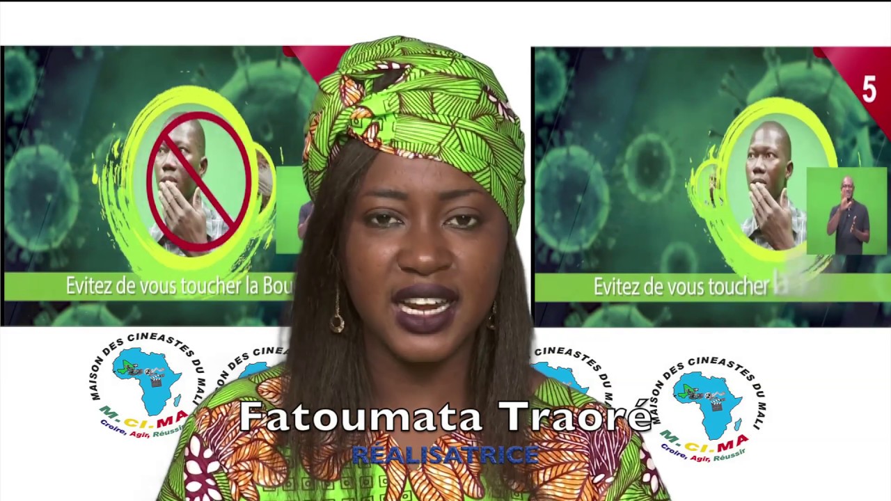 Fatoumata Traoré realisatrice s’engage contre le CORONAVIRUS - YouTube