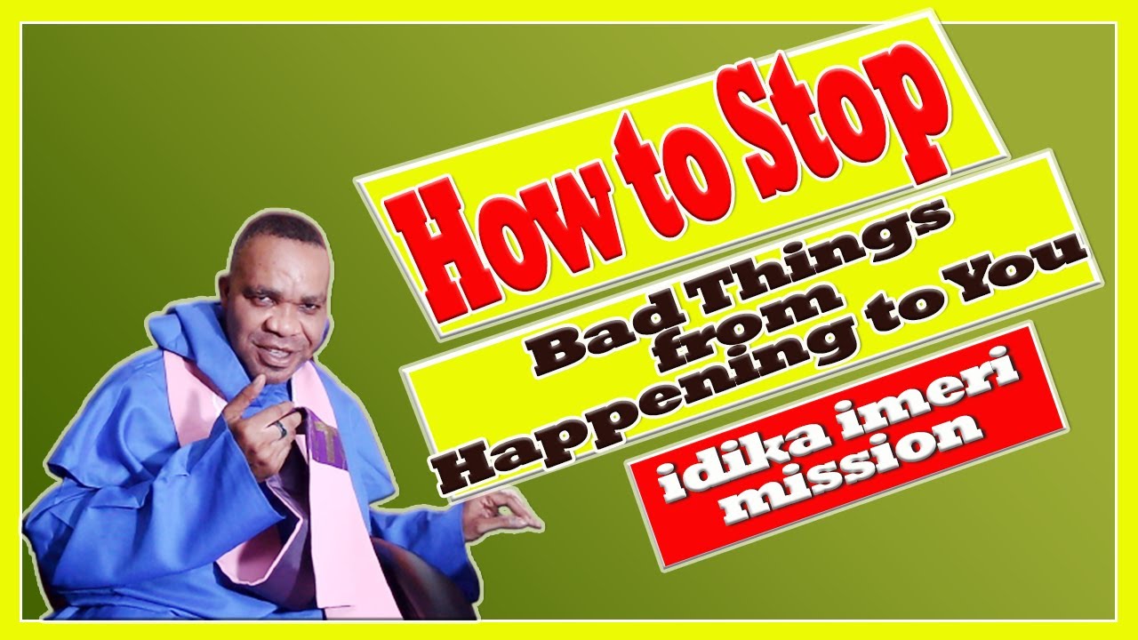 How to Stop Bad Things from Happening to You part1 | Sunday Church ...