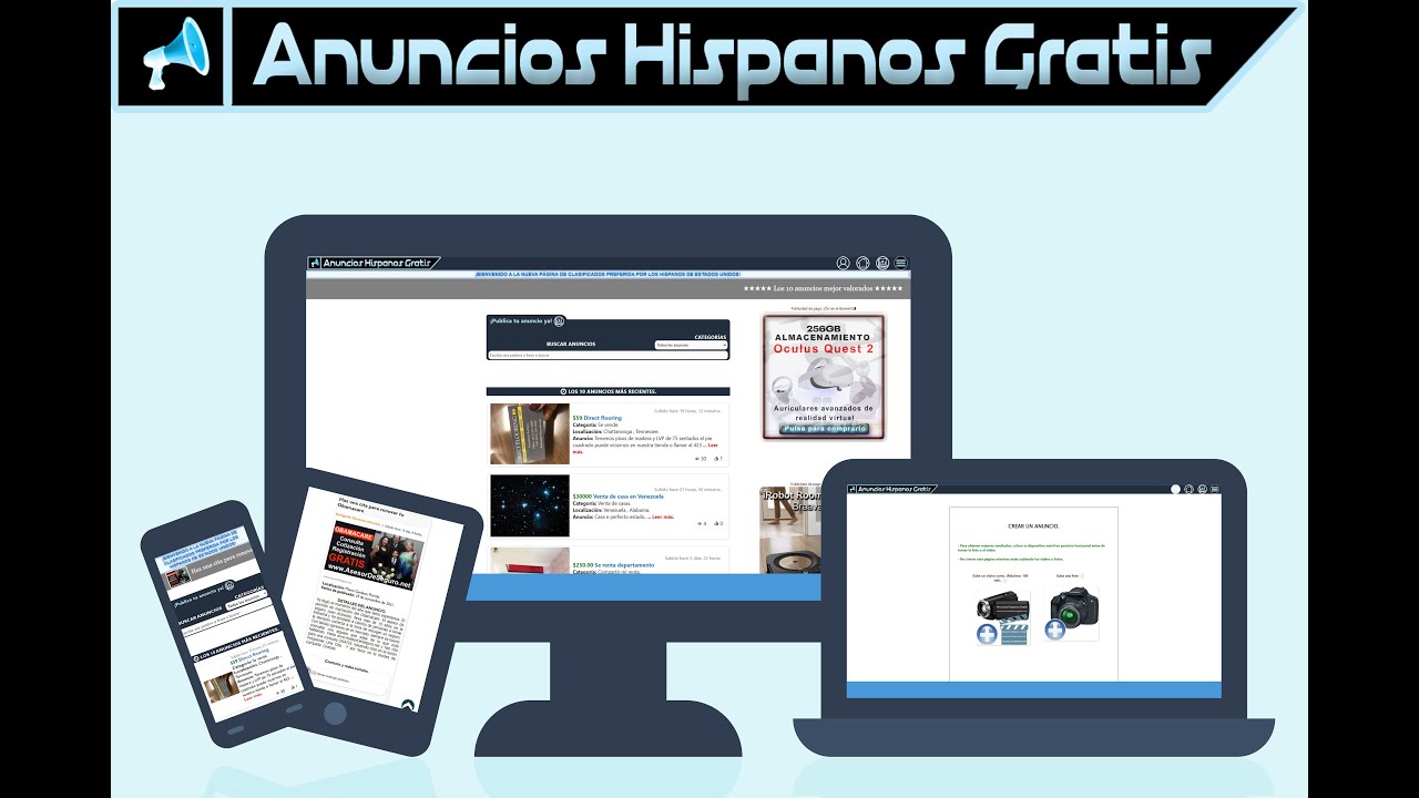 ANUNCIOS HISPANOS GRATIS. PÁGINA DE CLASIFICADOS PREFERIDA POR LOS ...