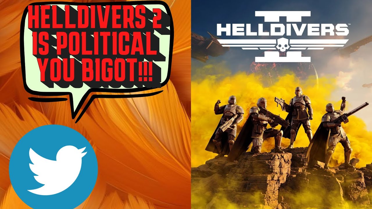 Idiot On Twitter Claims Helldivers 2 Is a Political Message! - YouTube