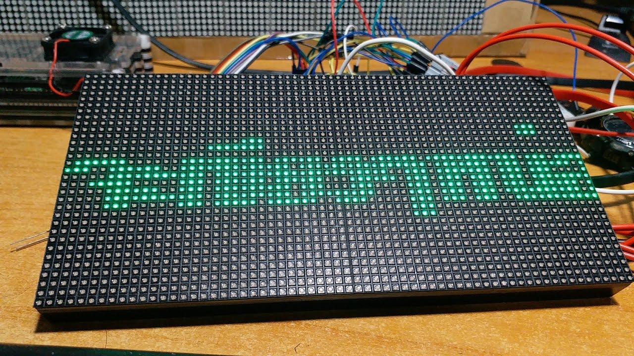 NodeMCU + LED RGB P3 32x64 | ภาษาไทย - YouTube