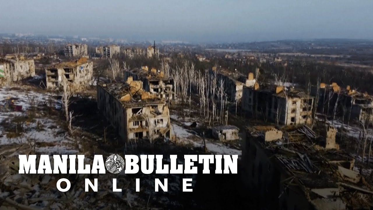 Ukraine: drone images show scale of destruction in Bakhmut - YouTube