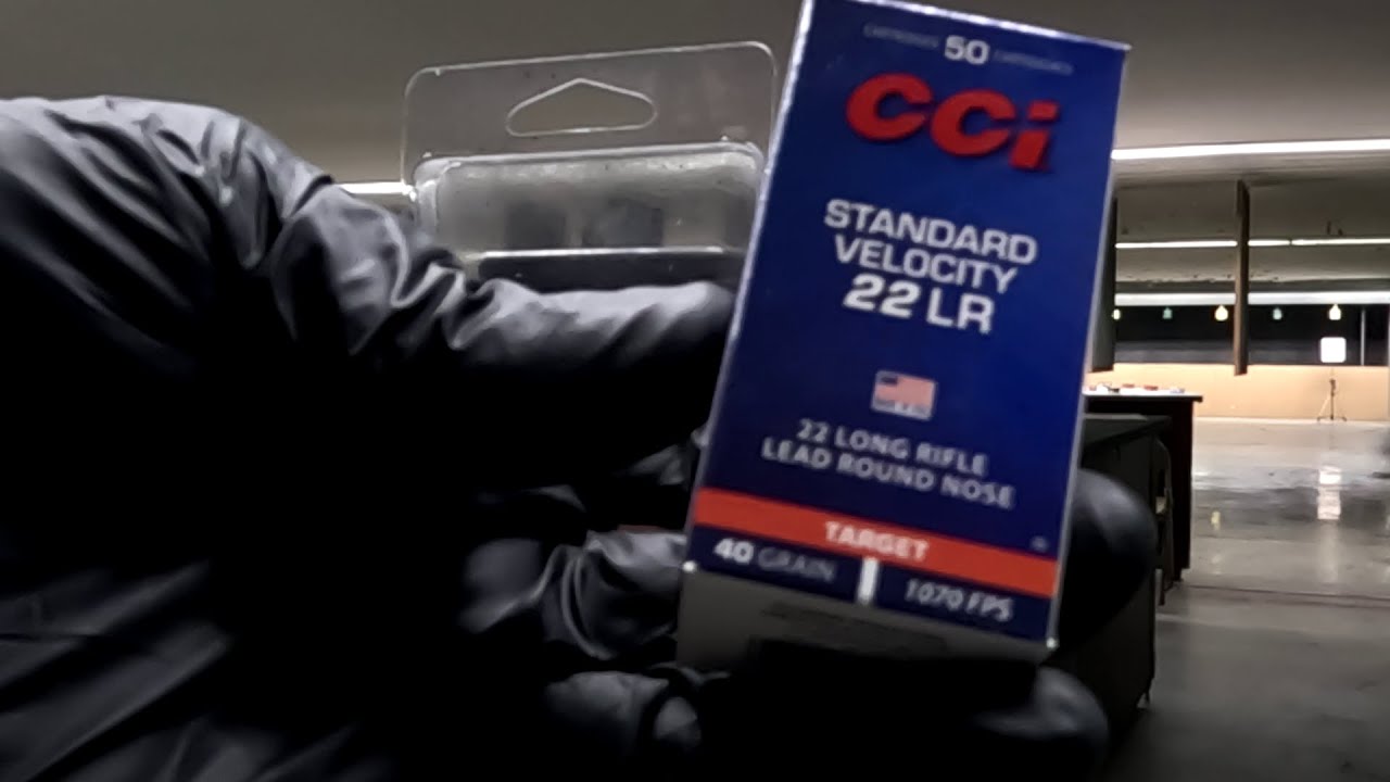 CCI light blue 22 LR chronograph testing - YouTube