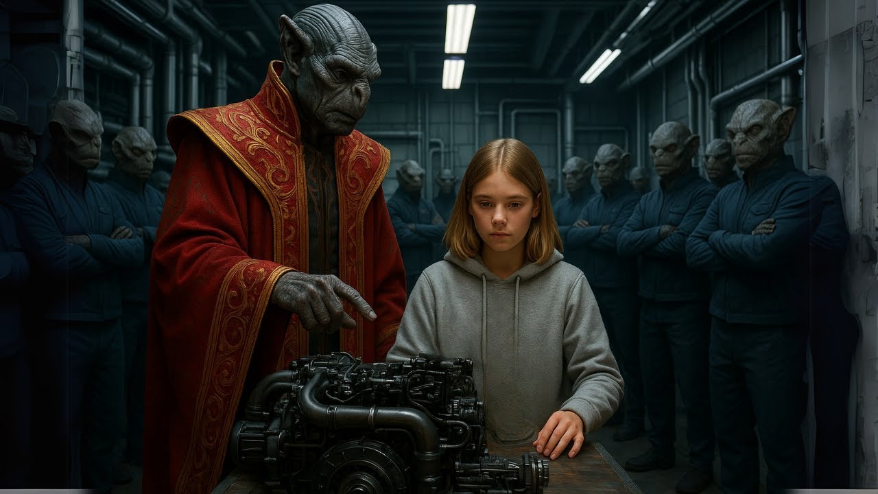 Alien Emperor Dares Human Janitor’s Daughter to Fix Engine—What She ...