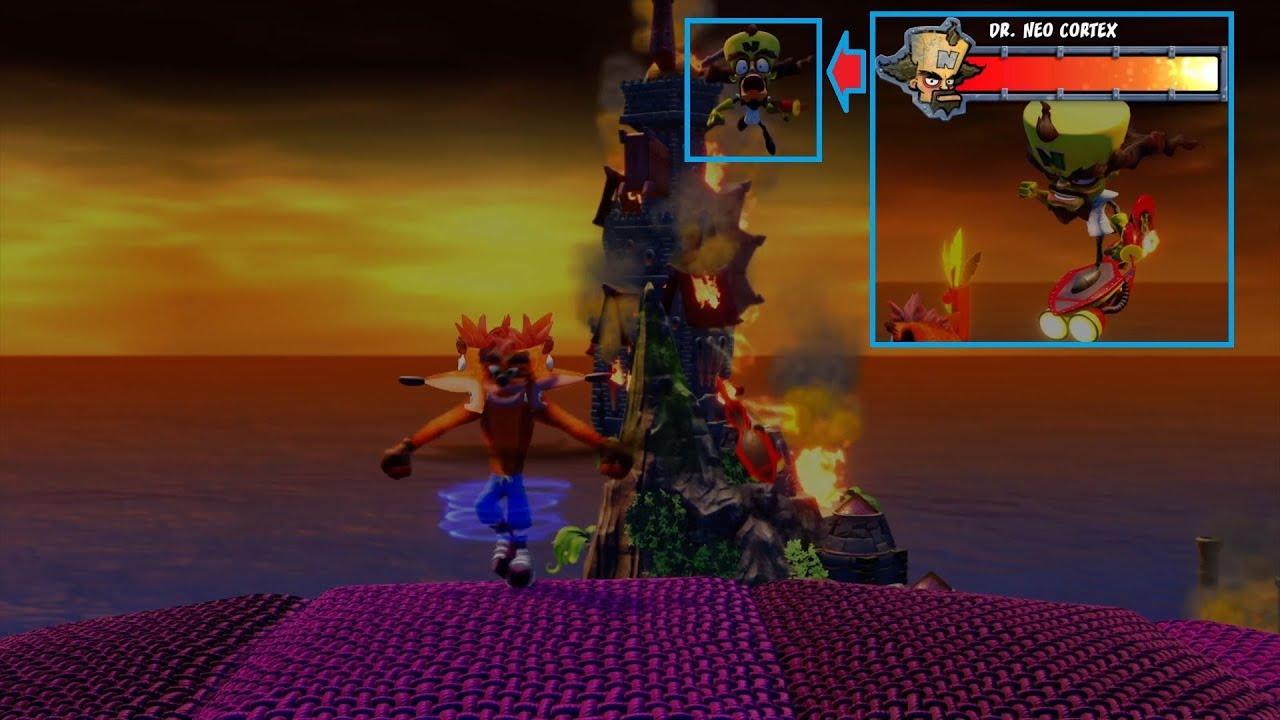 Crash Bandicoot - Dr Cortex Boss Fight - YouTube