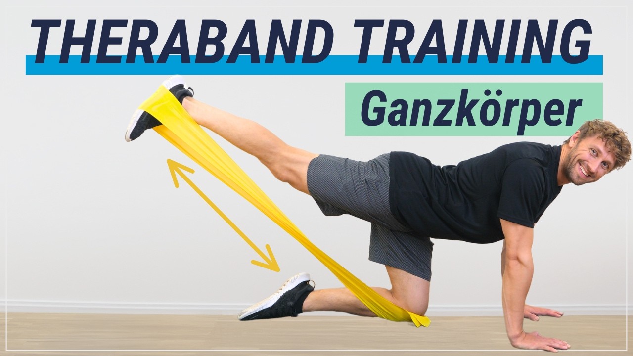 Theraband Übungen - Dein schnelles 15 Min. Ganzkörper Workout! - YouTube